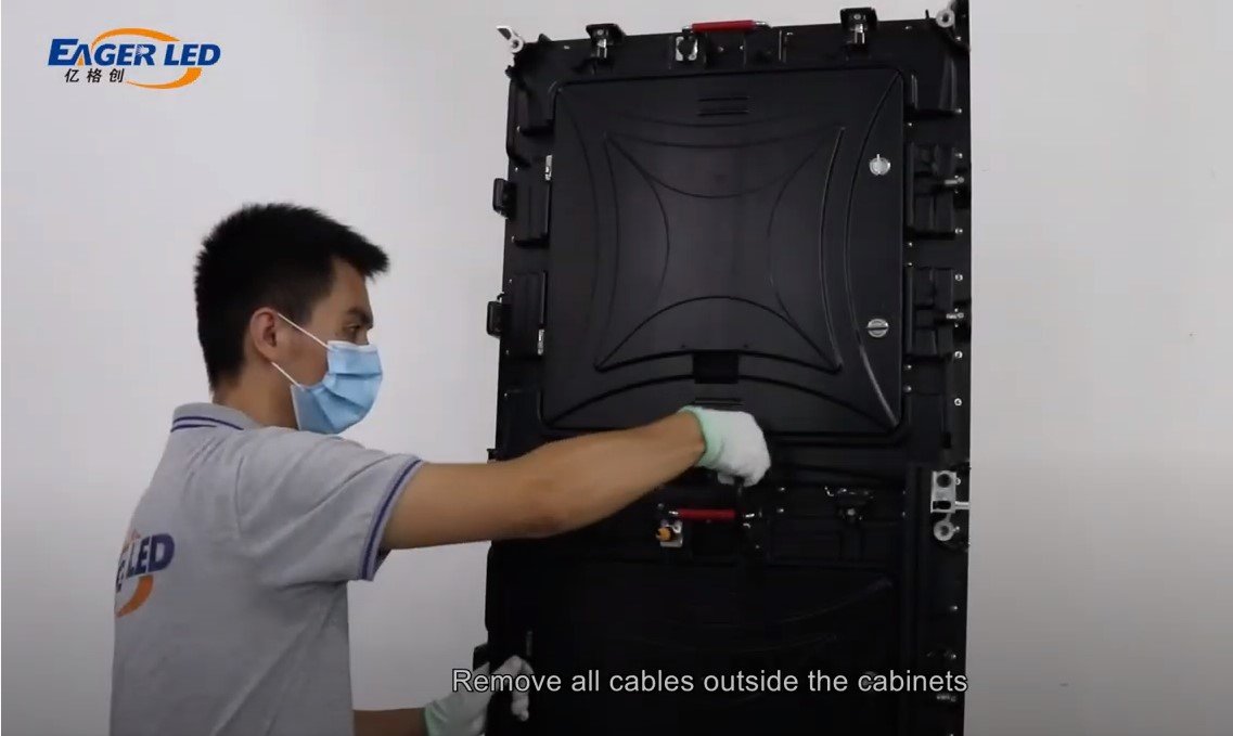 نحوه جداسازی و بسته بندی EagerLED صفحه نمایش LED پوستر خدمات چند منظوره ...