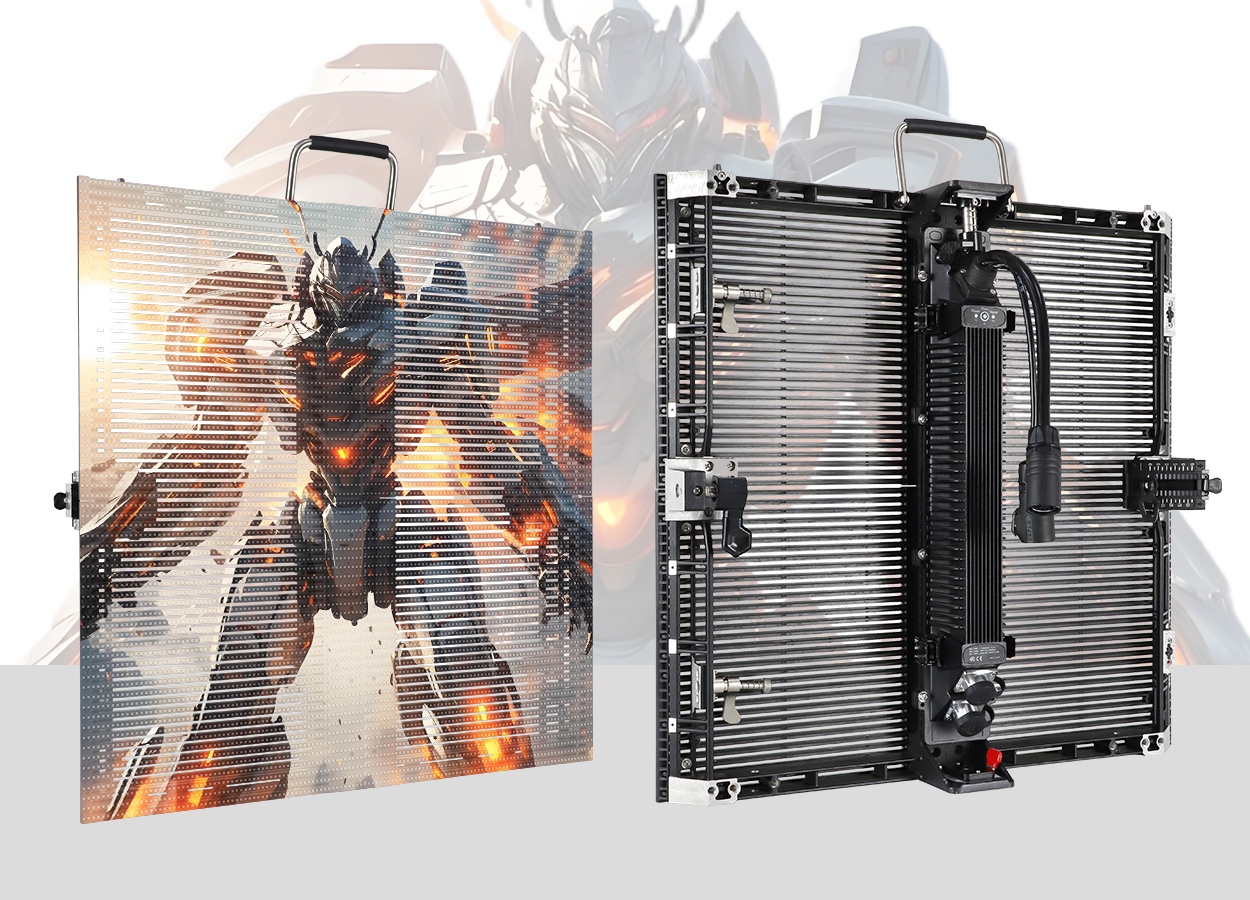 Transparent Outdoor Rental LED Screen